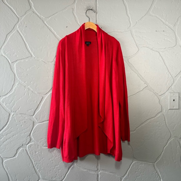 torrid | Sweaters | Torrid Red Open Cardigan | Poshmark